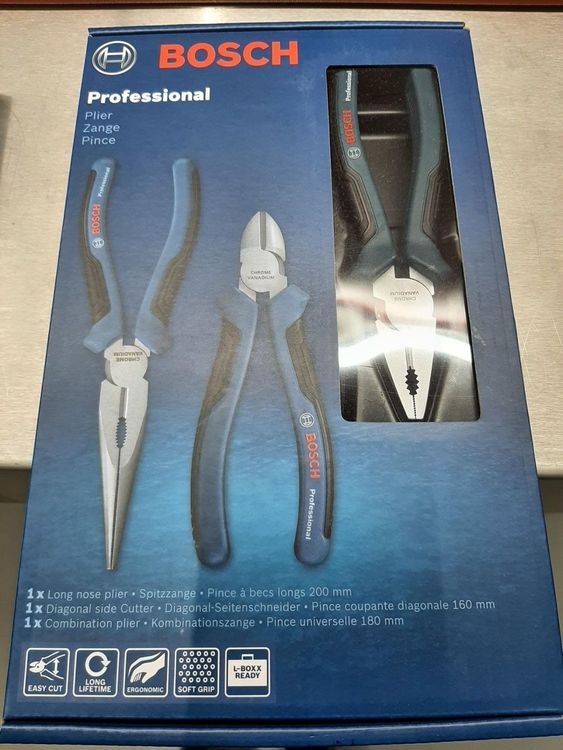 Zangen-Set Bosch Professional (3-teilig) (Neu und originalverpackt) in ...