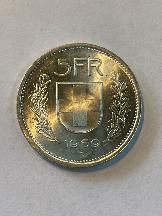 5.- silber 1969 (1) | Kaufen auf Ricardo