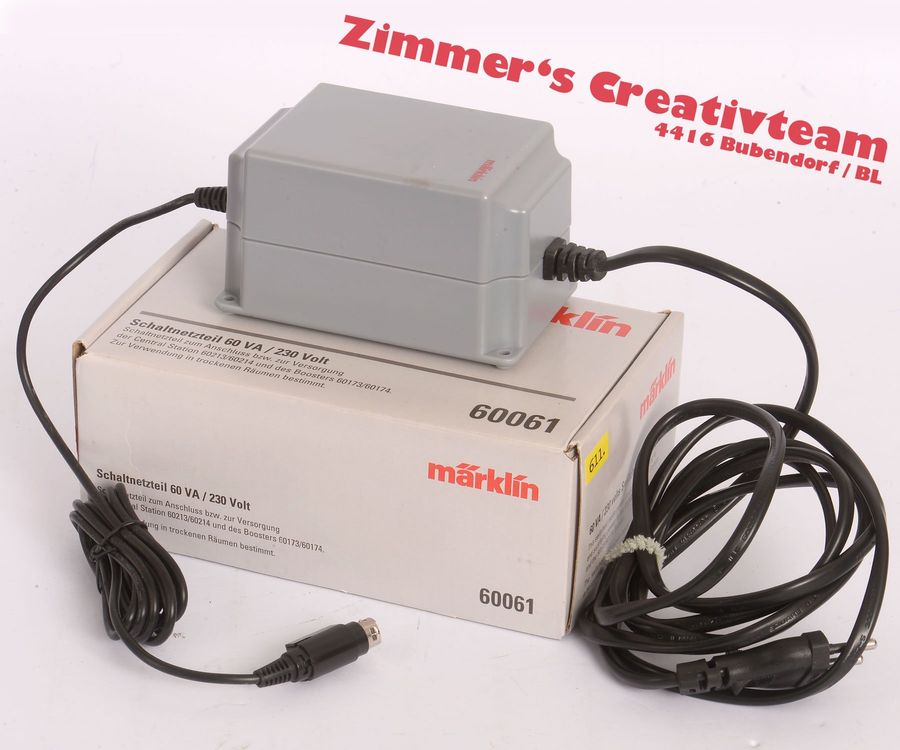Märklin Schaltnetzteil 60VA 230Volt, 60061, OVP | Acheter sur Ricardo