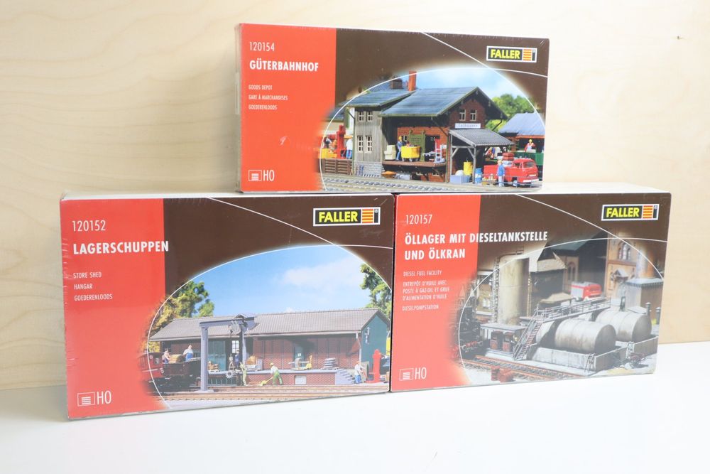 FALLER Öllager + Lagerschuppen + mehr - Fabrikneu NP: 125.- | Kaufen ...