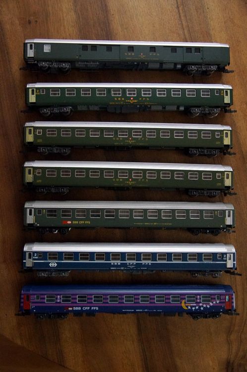 Jouef/LIliput - SBB Personenwagen-Set (7 Wagen) | Kaufen auf Ricardo