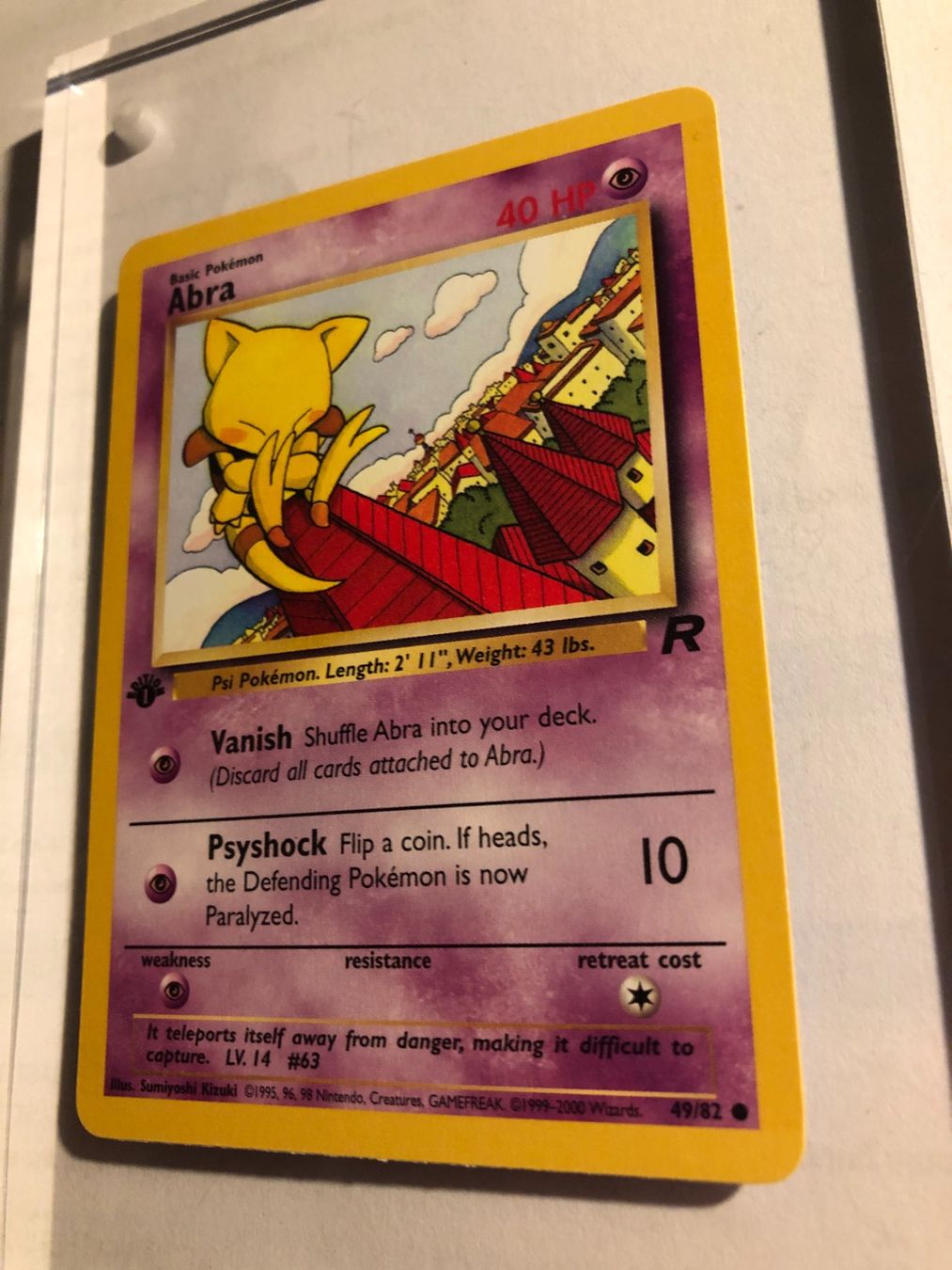 Abra 1st Team Rocket - MINT - ab 1.- (Usato) a Giubiasco per CHF 1 ...