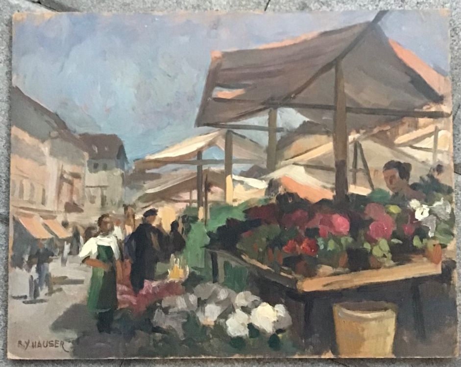 Renée Yolande HAUSER (1919-2008) Gemälde Signiert | Kaufen auf Ricardo