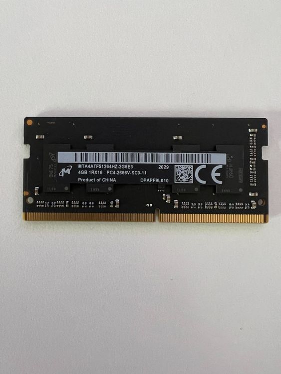 2x RAM 4Go DDR4-2666 SODIMM Original - NEUVE (Neu (gemäss Beschreibung ...