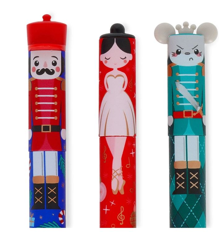 Legami - Set de 3 Stylo à Encre Gel Effaçable - The Nutcrack (Neu und ...