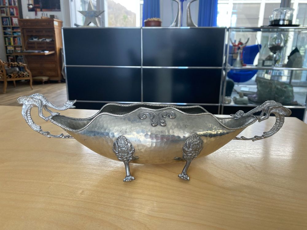 jugendstil art nouveau metallschale drachen passt zu lambert (Gebraucht ...