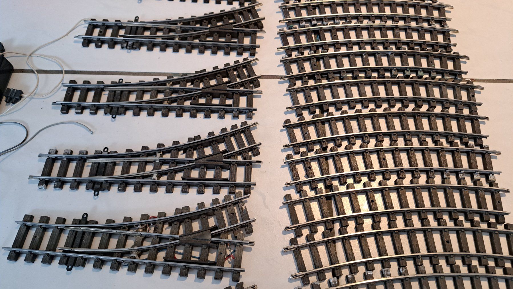 Roco Eisenbahn Schienen Weichen usw. Alpin Line Spur 0m Lot5 (Gebraucht ...