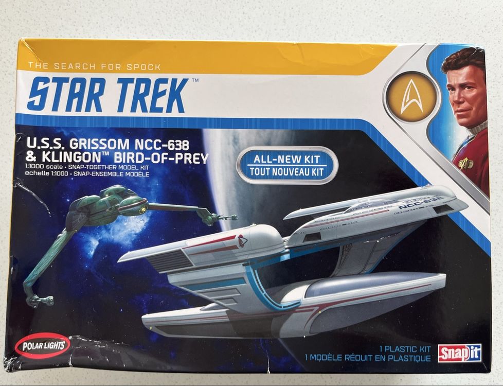 Star Trek Raumschiff Bausatz USS Grissom NCC-638 (Neu und ...