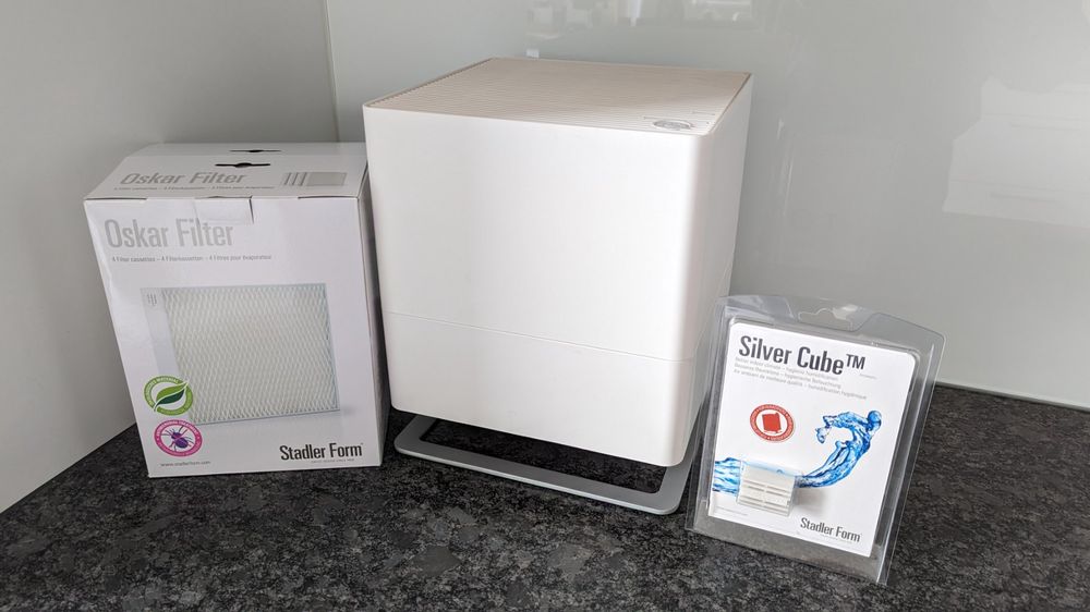 Stadler Form Oskar - Luftbefeuchter mit Filter + Silver Cube (Gebraucht ...