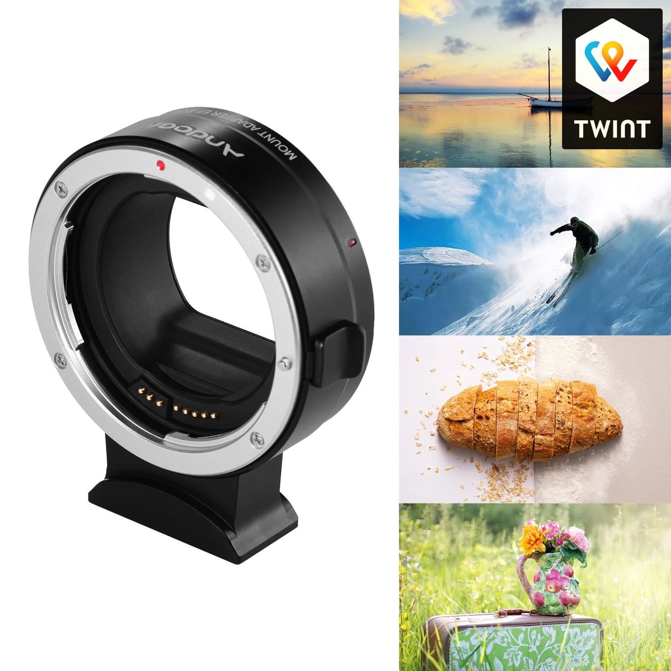 Adaptateur Automatique Canon EF vers Canon IL EOS R RF (Neuf avec ...