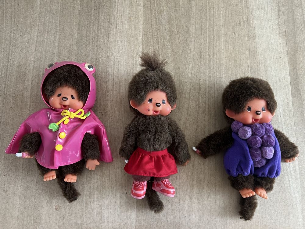 3x Monchichi-Äffchen (Gebraucht) in Dottikon für CHF 20 – mit Lieferung auf Ricardo kaufen