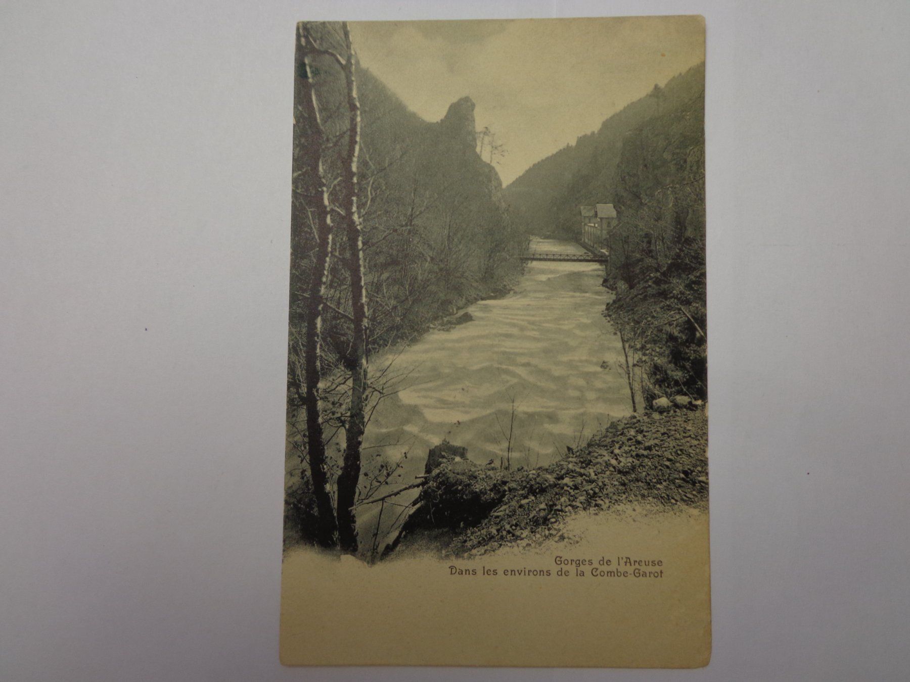 Antike Postkarten Ansichtskarten Schweiz Gorges de l`Areuse (Gebraucht) in Andeer für CHF 1 ...