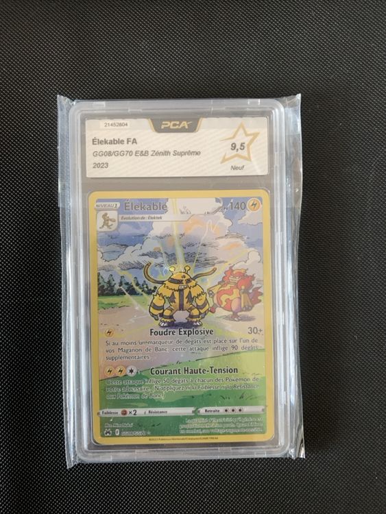 Carte Pokémon elekable pca 9.5 (Neuf (Voir description)) à pour CHF 19 ...