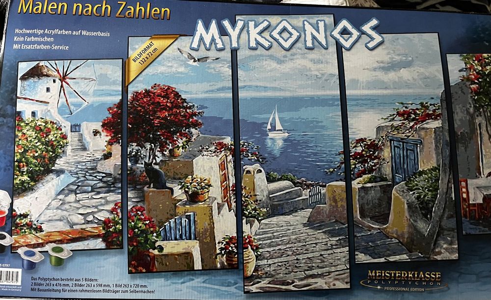 Malen nach Zahlen Mykonos | Kaufen auf Ricardo