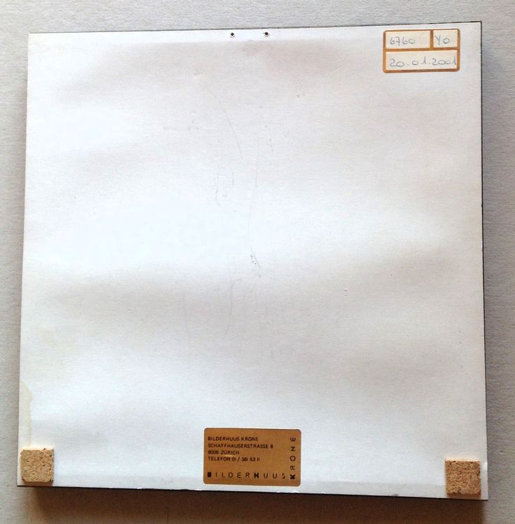 Scherenschnitt eines Herrschaftshauses mit Init. Z R gerahmt | Kaufen auf Ricardo