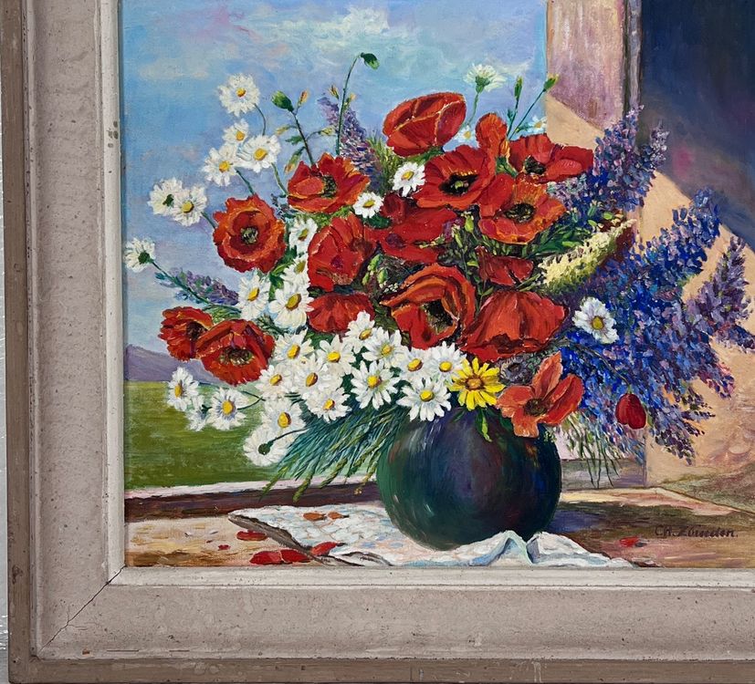 Alte Stilleben Gemälde Signiert Öl Auf Leinwand (Gebraucht) in Root für CHF 10 – mit Lieferung ...