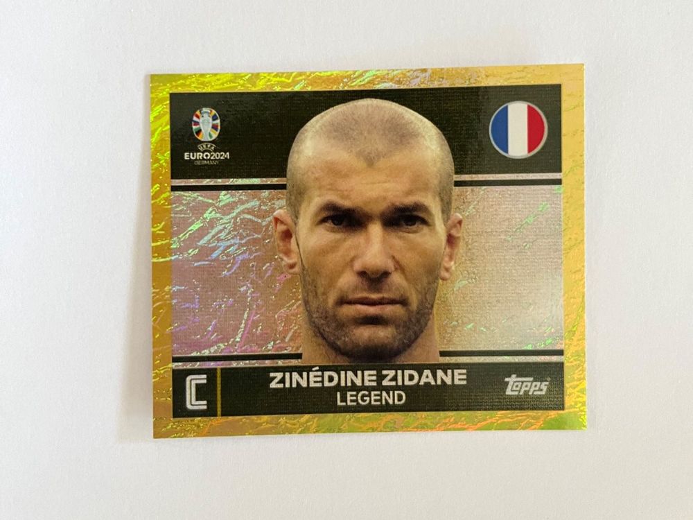 Topps Euro EM 2024 Gold Zidane FRA 2 | Kaufen auf Ricardo