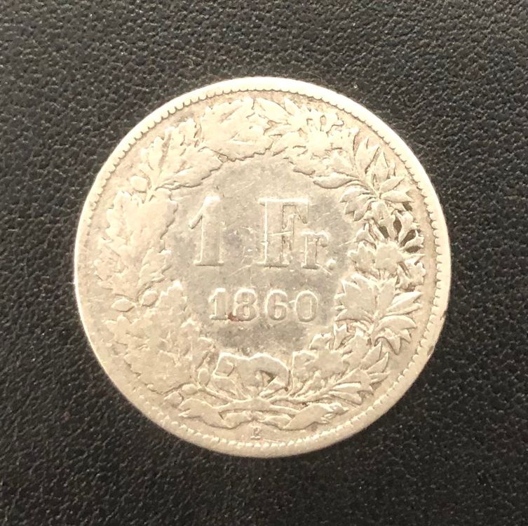 1 Franc Suisse 1860 Rare | Kaufen auf Ricardo