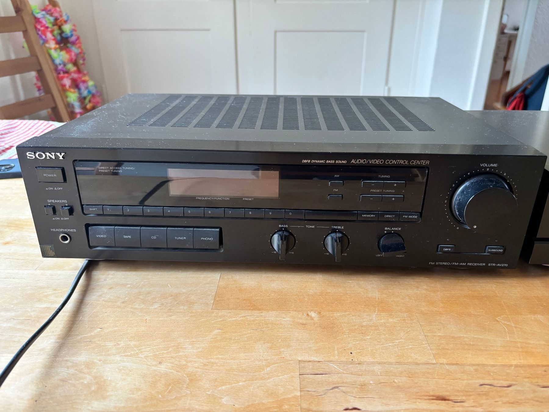 Sony STR-AV270 Audio/Video Receiver (Gebraucht) in Schliern b. Köniz ...