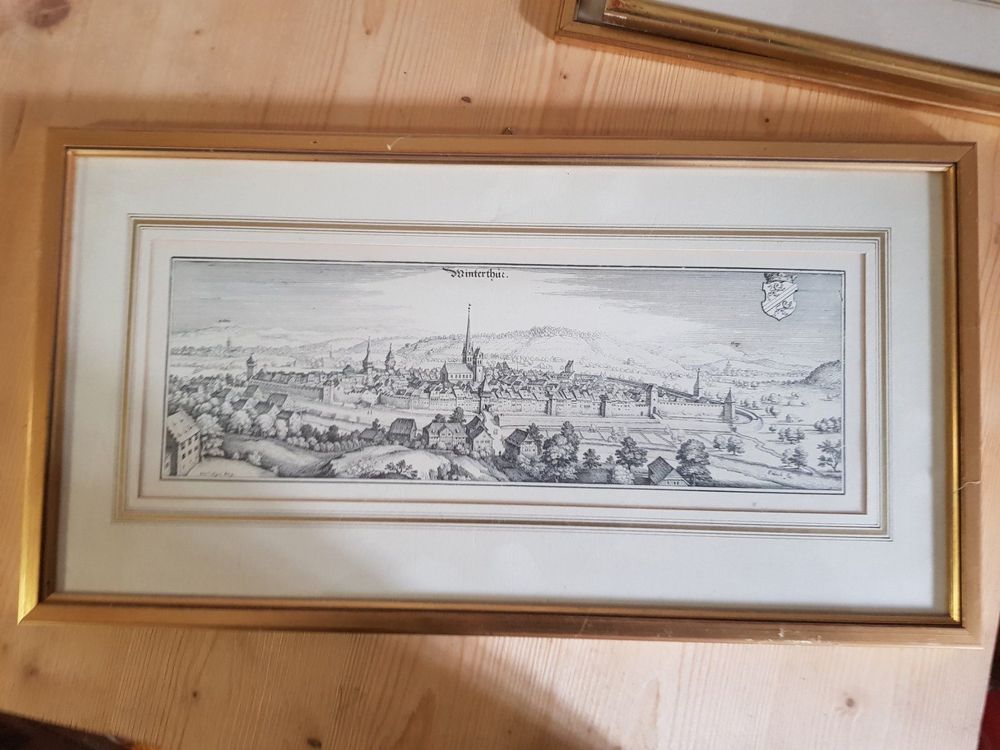 langer Stich Bild Gemälde Winterthur Zürich (Gebraucht) in Walterswil BE für CHF 36 – mit ...