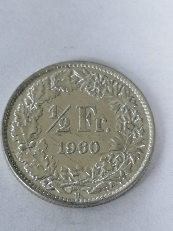 1/2 Fr. 1960 Silber | Kaufen auf Ricardo