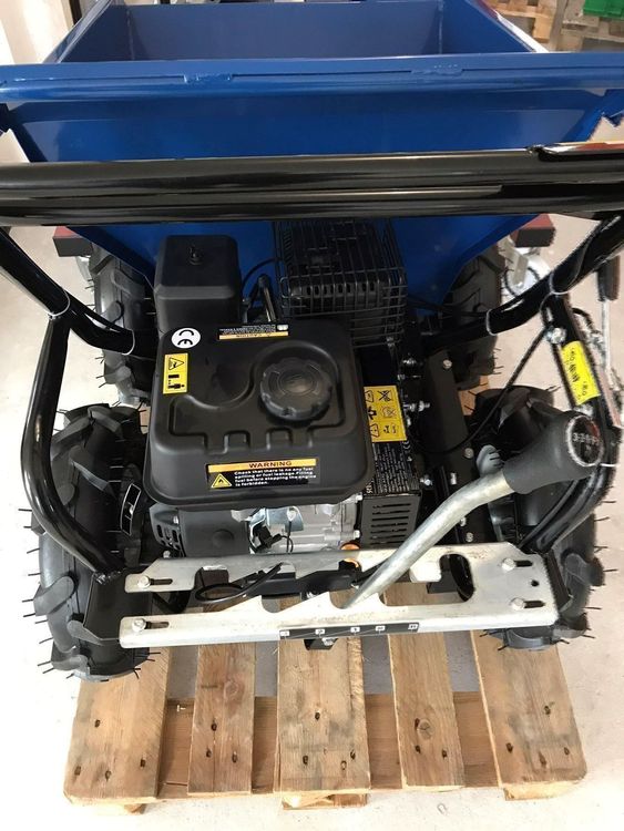 Mini Dumper Scheppach 300kg 6,5PS mit 4 luft gefüllten Räder (Neu und ...