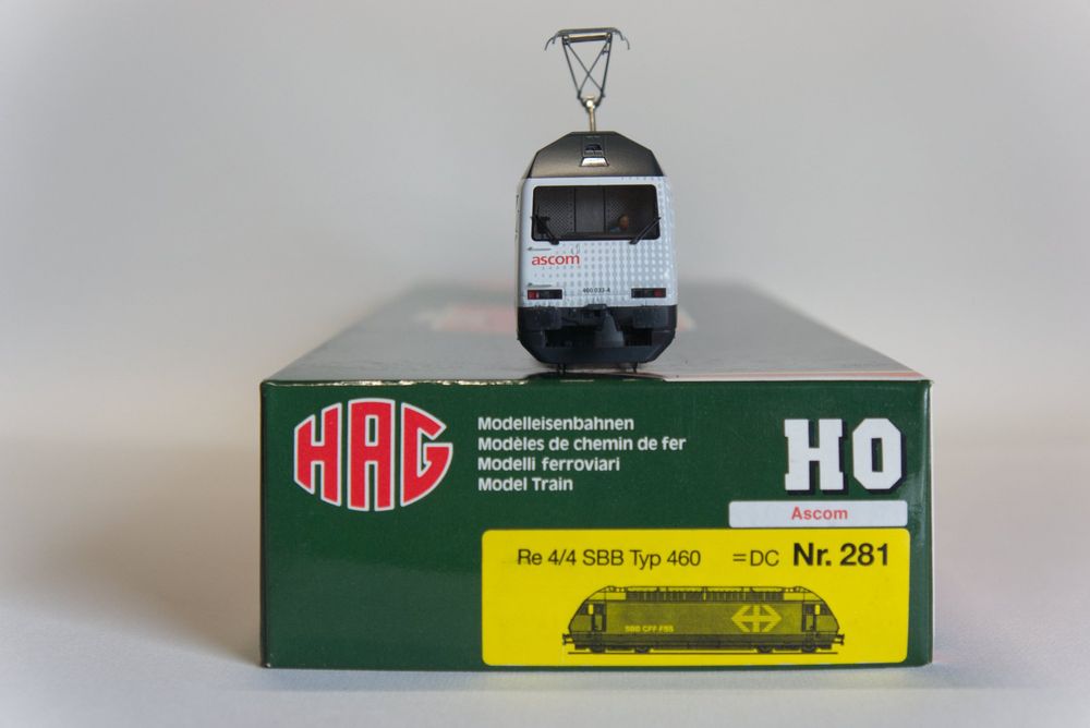 HAG SBB Re 460 Nr. 281 "Ascom" DC neu OVP analog | Kaufen auf Ricardo