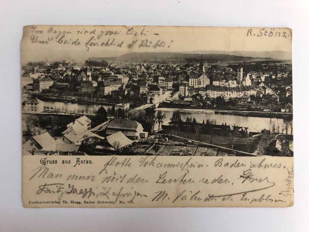 AK Gruss aus Aarau (Gebraucht) in Nunningen für CHF 5 – mit Lieferung auf Ricardo kaufen