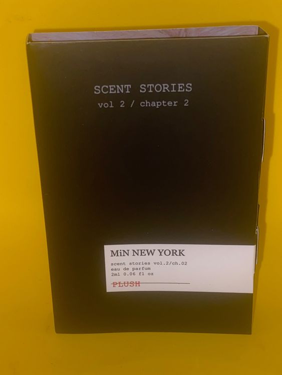 2 ml MiN New York scent stories Plush Probe (Neu und originalverpackt ...