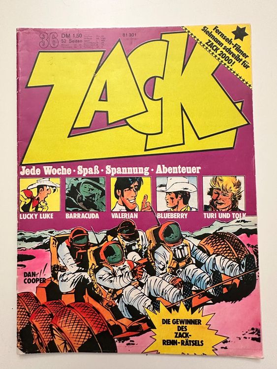 Rarität Zack Comics 36 von 1973 (Gebraucht) in Münsingen für CHF 6 ...