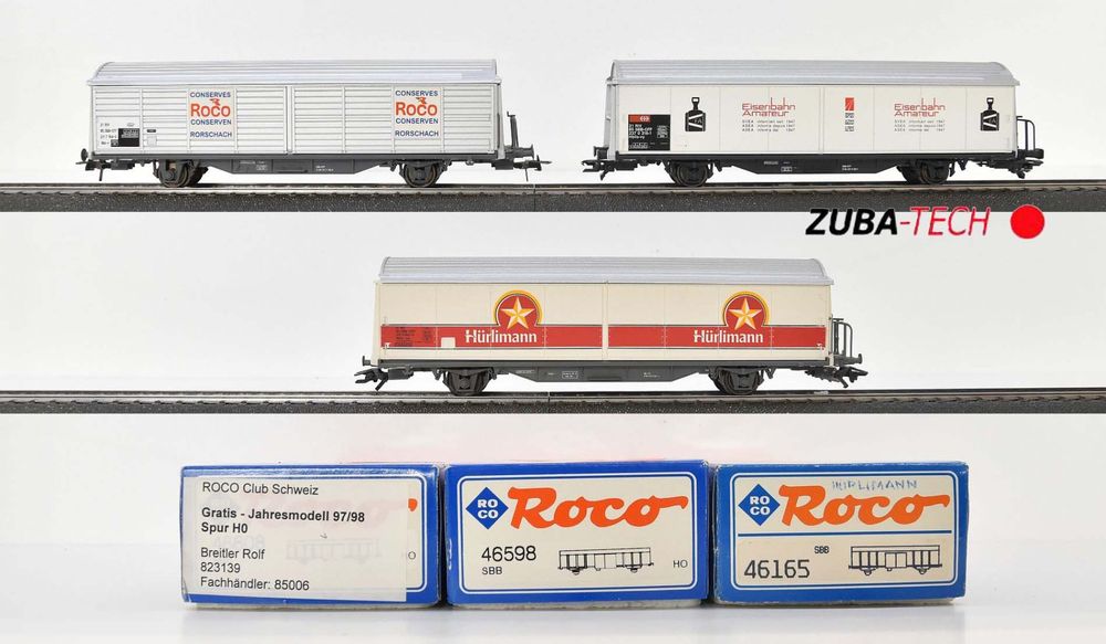 Roco 3x Schiebewandwagen SBB H0 GS mit OVP (Neu (gemäss Beschreibung)) in St. Gallen für CHF 21 ...
