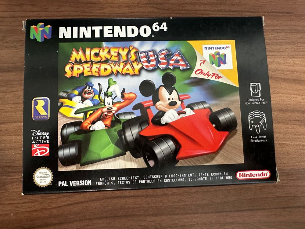 N64: Mickey's Speedway USA mit OVP und Anleitung | Kaufen auf Ricardo