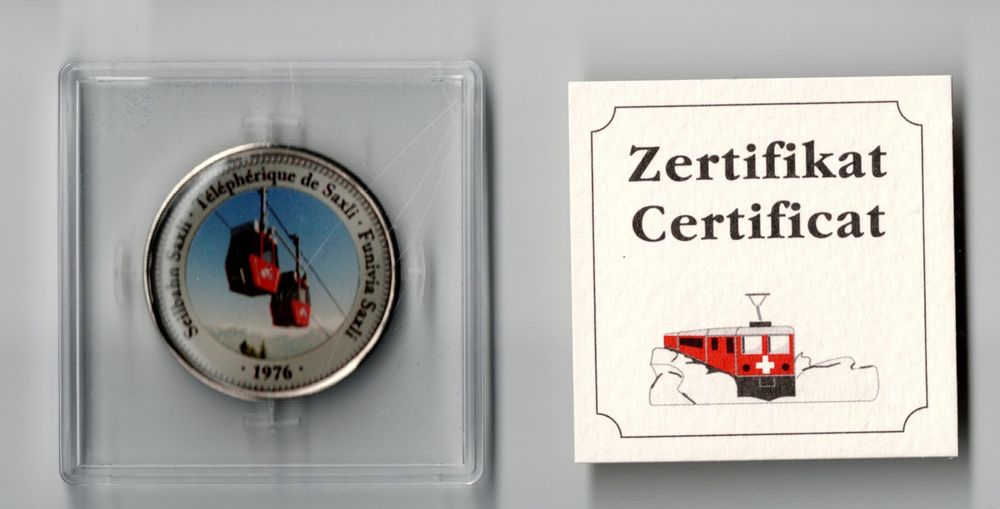Seilbahn Saxli_1976_mit Zertifikat (Neu (gemäss Beschreibung)) in ...