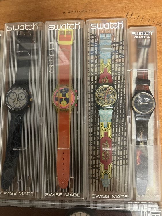 Swatch Schweiz Uhren Lot Sammler Spezial Raritäten Swatch CH (Defekt ...