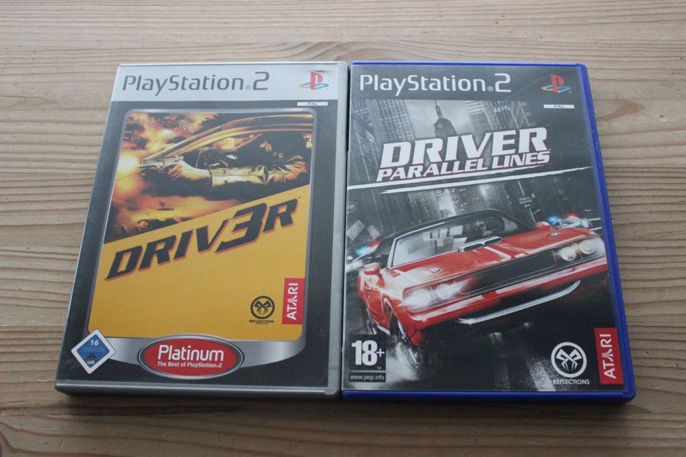 Driv3r 3 + Driver Parallel Lines - 2 Spiele für PS2 im Set | Kaufen auf ...