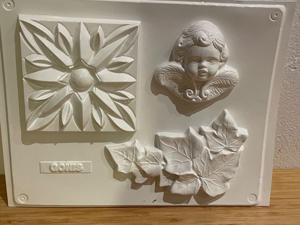 Gussformen für Giessbeton, Gips, Seife: Engel, Ornament.. | Kaufen auf ...