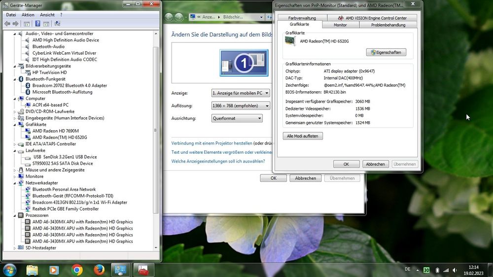 HP Pavilion dv6 15.6 Zoll Windows 7 & OFFICE 2007 (D'occasion) à Magden ...