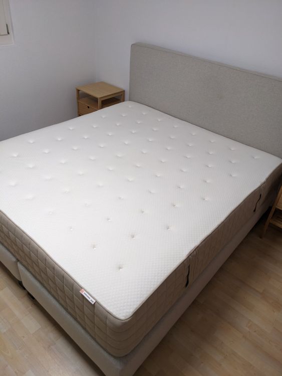 IKEA HIDRASUND Matratze 180x200 + TISTEDAL Topper + Dunvik (Gebraucht ...