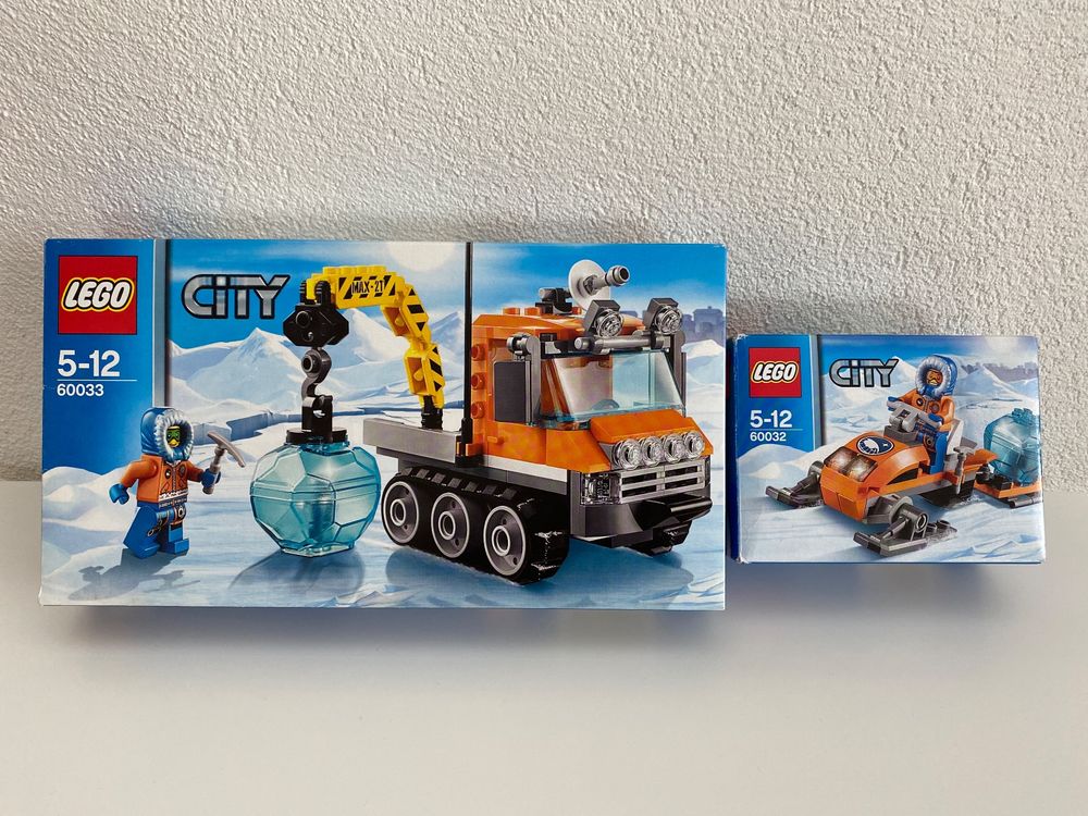 Lego City 60033 Arktis Schneefahrzeug / 60032 Snow-Mobil (Gebraucht) in ...