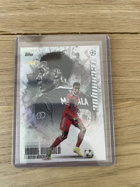 2023 Topps Jamal Musiala Set Jamal Musiala Technique 16/99 (Neu (gemäss ...
