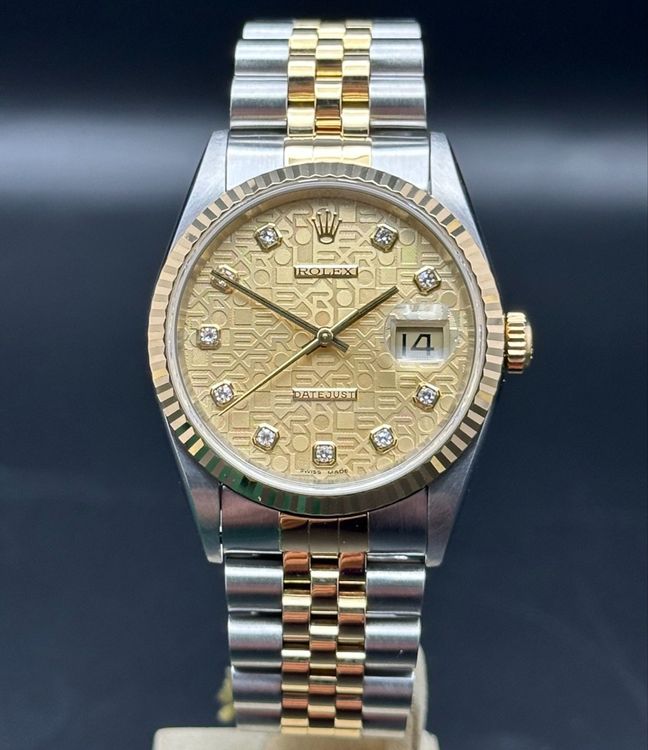 Rolex Datejust 36 Acc.Oro brillanti ,Stahl und Gold diamant. | Kaufen ...