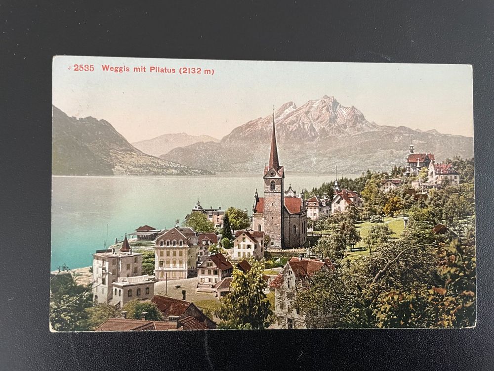 AK LU Weggis mit Pilatus | Kaufen auf Ricardo AK LU Weggis mit Pilatus | Kaufen auf Ricardo