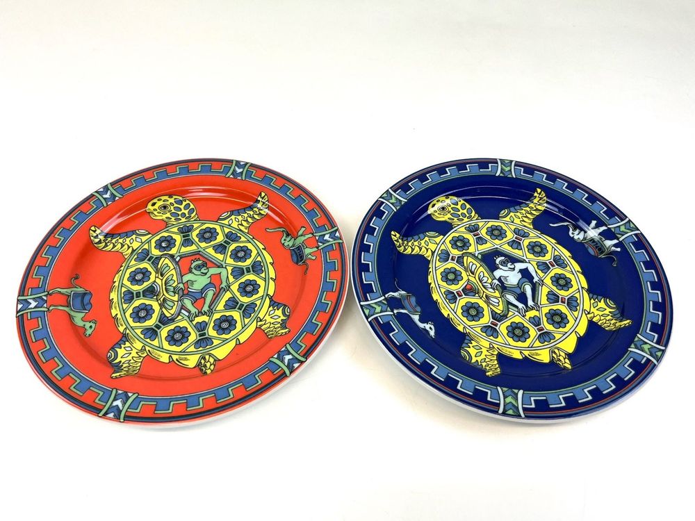 2 BOPLA LANGENTHAL Sammelteller / Teller: WILDLIFE - TURTLE | Kaufen ...