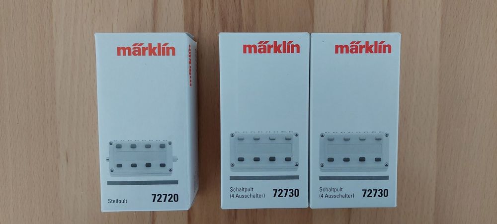 Märklin 1 Stellpult 72720 / 2 Schaltpulte72730 (NEU) | Kaufen auf Ricardo