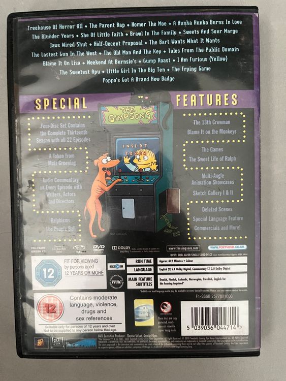 The Simpsons | Complete 13th Season | DVD 📀 (Gebraucht) in Sierre für ...