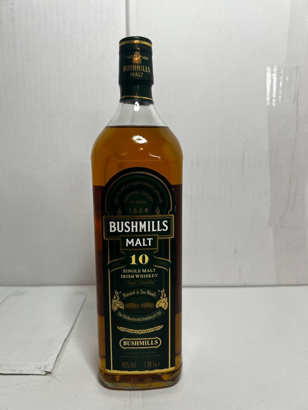 Bushmills Malt 10 Year Single Malt Irish Whiskey 1,Lt 40%Vol (Neu und ...
