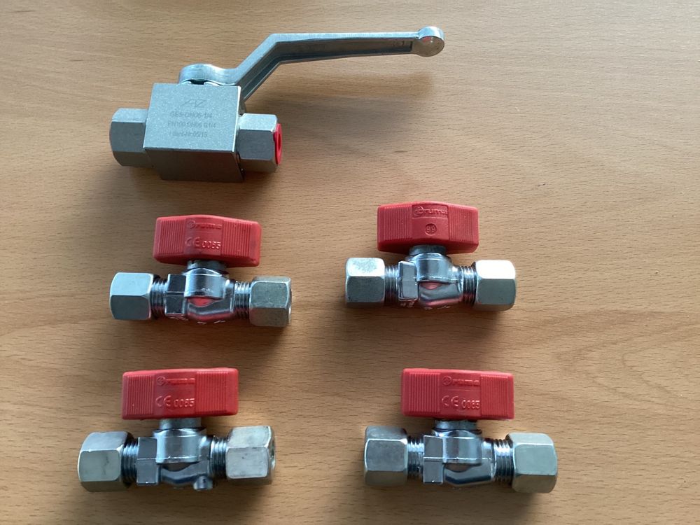 Hydraulik Pneumatik Absperrhahn kompressor Druckluft | Kaufen auf Ricardo