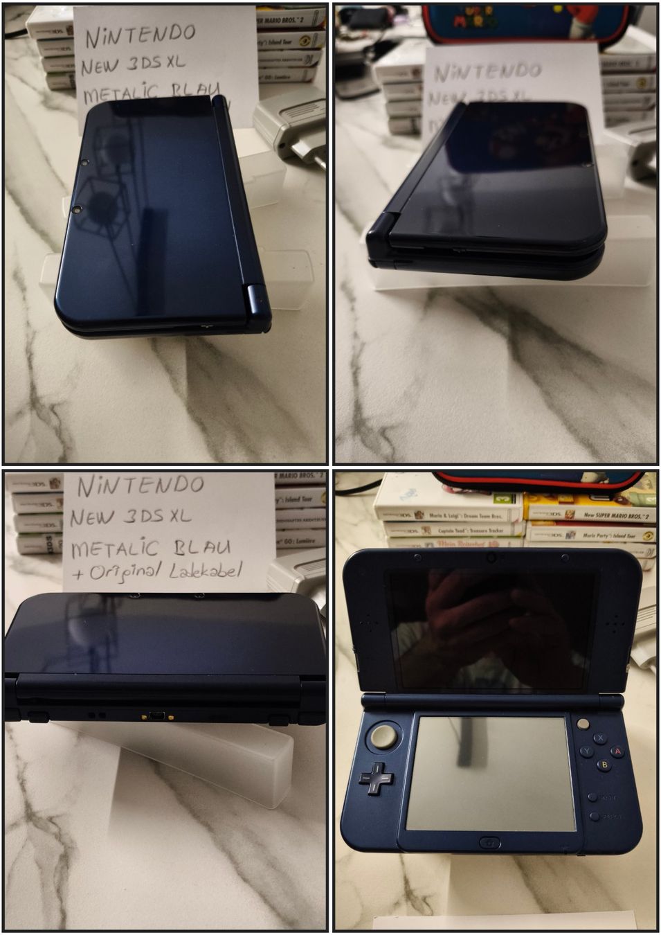 AKTION AB 1 FR New Nintendo 3DS XL Metalic Dunkel Blau (Gebraucht) in ...