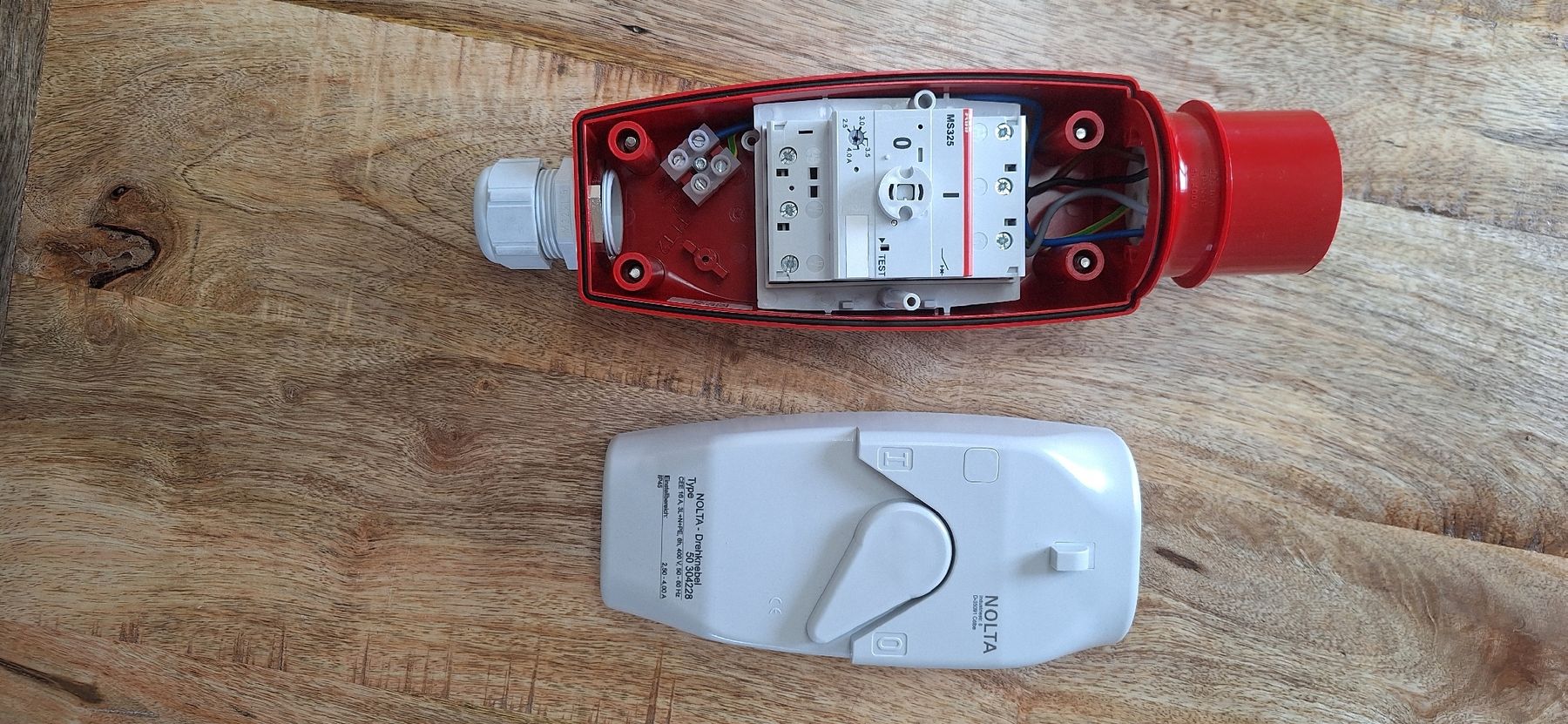 2 Stück Nolta Drehknopfadapter 16A CEE Stecker/Kupplung IP45 (Neu ...