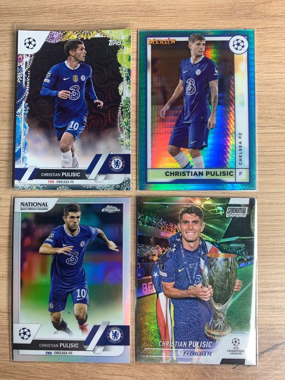 Soccer Christian Pulisic Lot 4 Cards inkl REFRACTOR 🔥 (Gebraucht) in ...